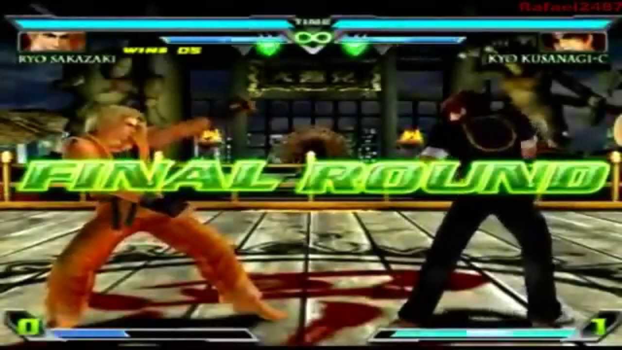 King of Fighters Maximum Impact 2: Regulation A (Ryo Sakazaki) vs (Kyo ...