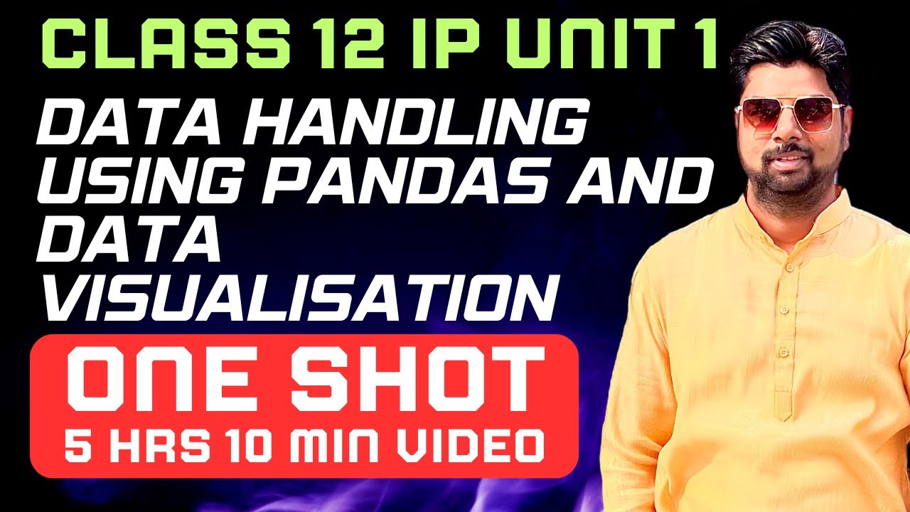 Class 12 Ip Unit 1 One Shot Data Handling Using Pandas And Data