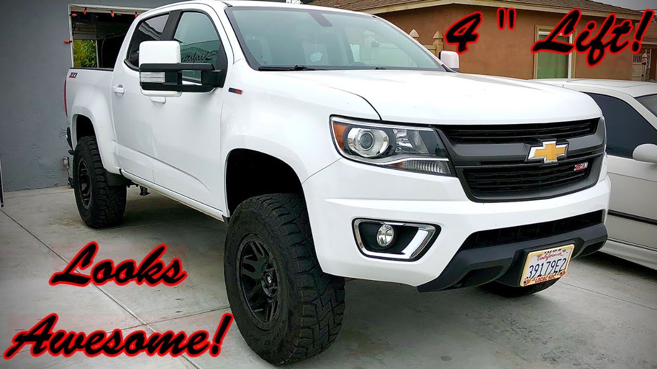 Lifting a Duramax Diesel Chevy Colorado - YouTube