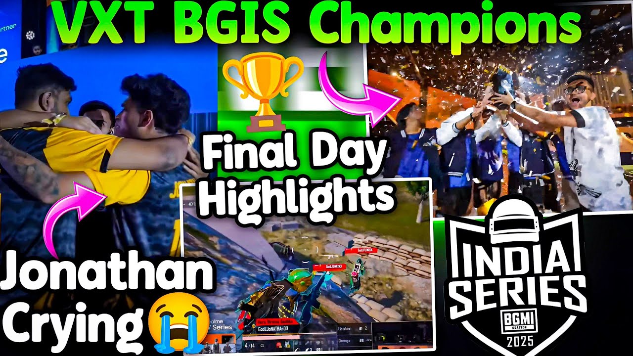 VXT Champion🏆 GodLike Runner-up💪💛 Jonathan Crying💔 - YouTube