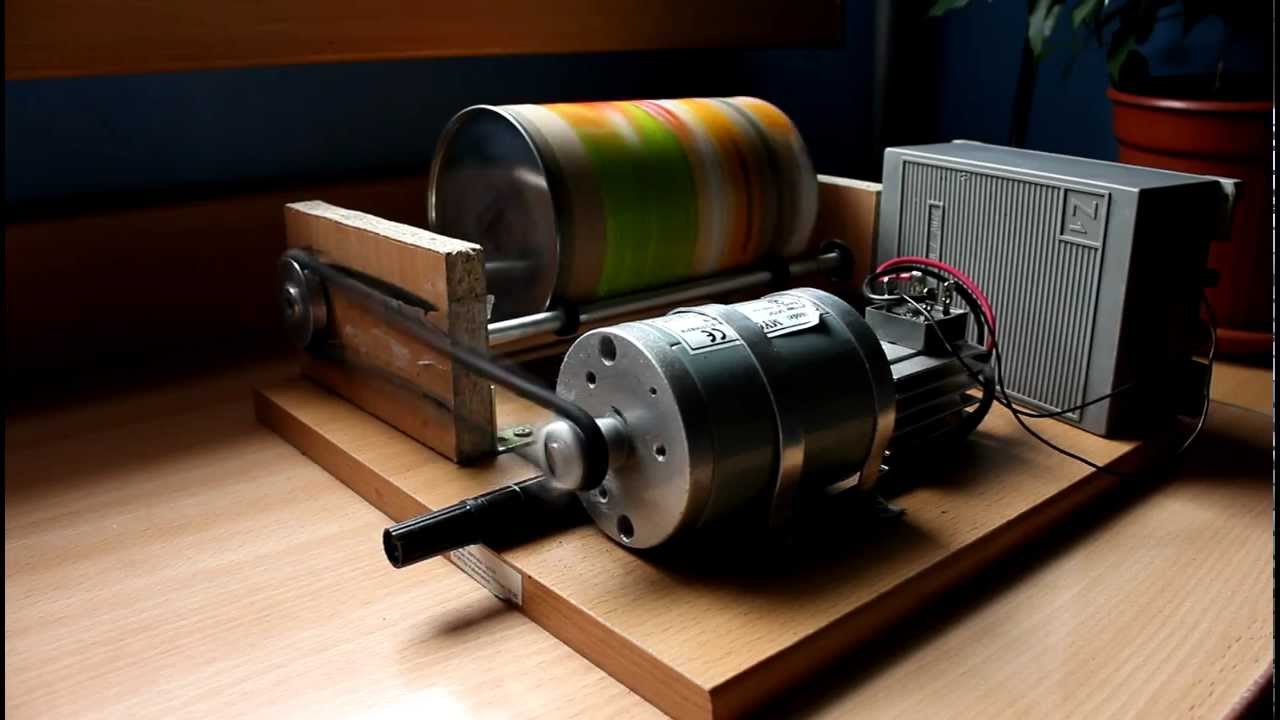 Hand made ball mill - YouTube