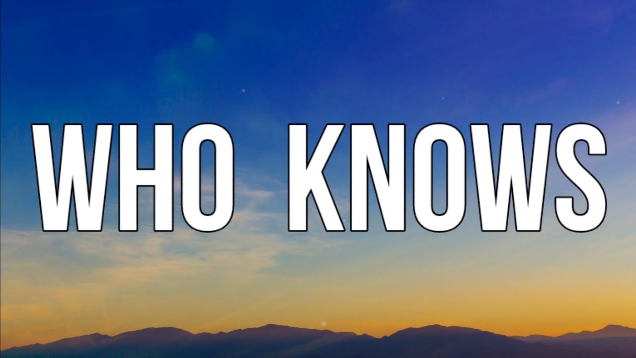 Joy Again - Who Knows (Lyrics Video) - YouTube