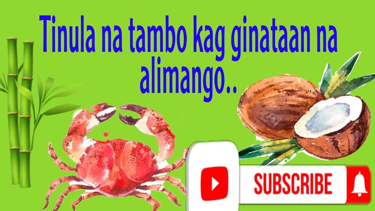 ILONGGO VERSION NA GINATAANG ALIMASAG, KALABASA AT TAMBO/ EVERYDAY ...