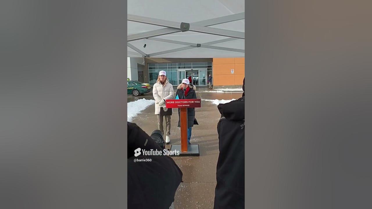 Ontario Liberal Leader Bonnie Crombie Kicks Off Election Campaign In Barrie - YouTube