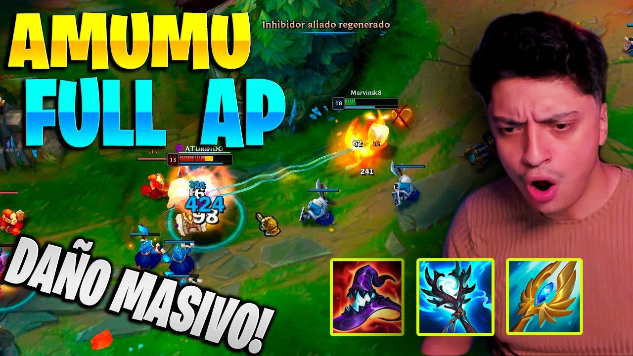 Amumu TOP solo con objetos de AP ¿es buena idea? - YouTube