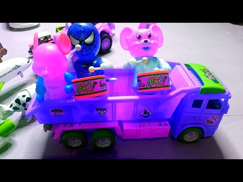 gadi wala Ganpati Bappa cartoon Hindi truck मैं | spider man wala ...