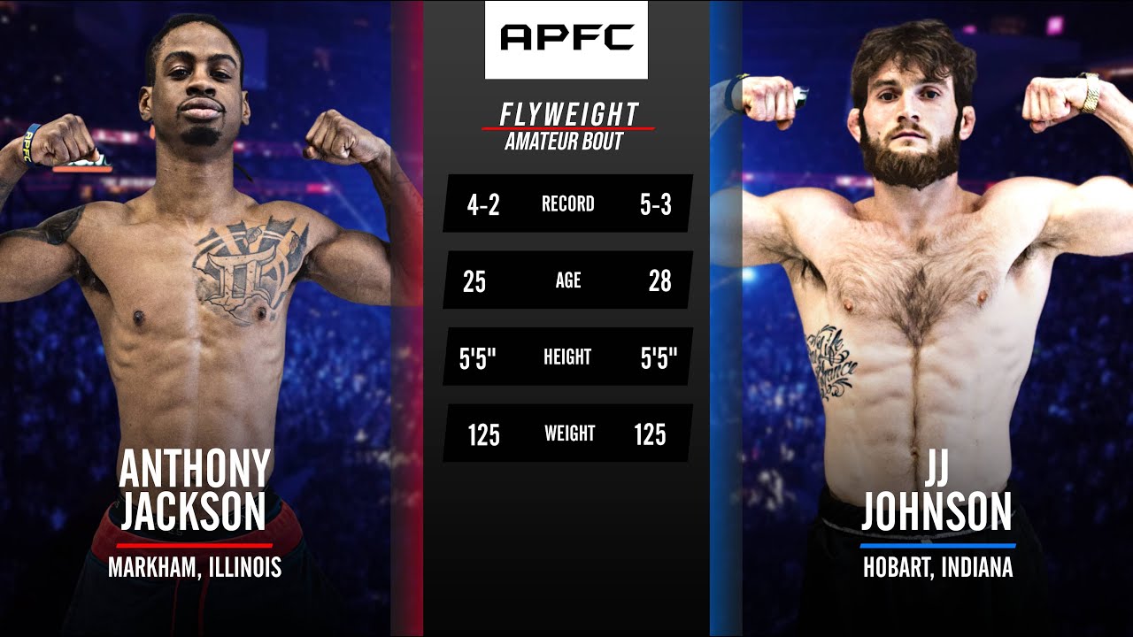 APFC 4: JJ JOHNSON VS ANTHONY JACKSON | #MMA #FULLFIGHT - YouTube