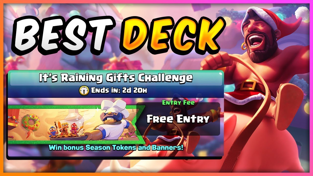 IT'S RAINING GIFTS CHALLENGE in CLASH ROYALE! - YouTube