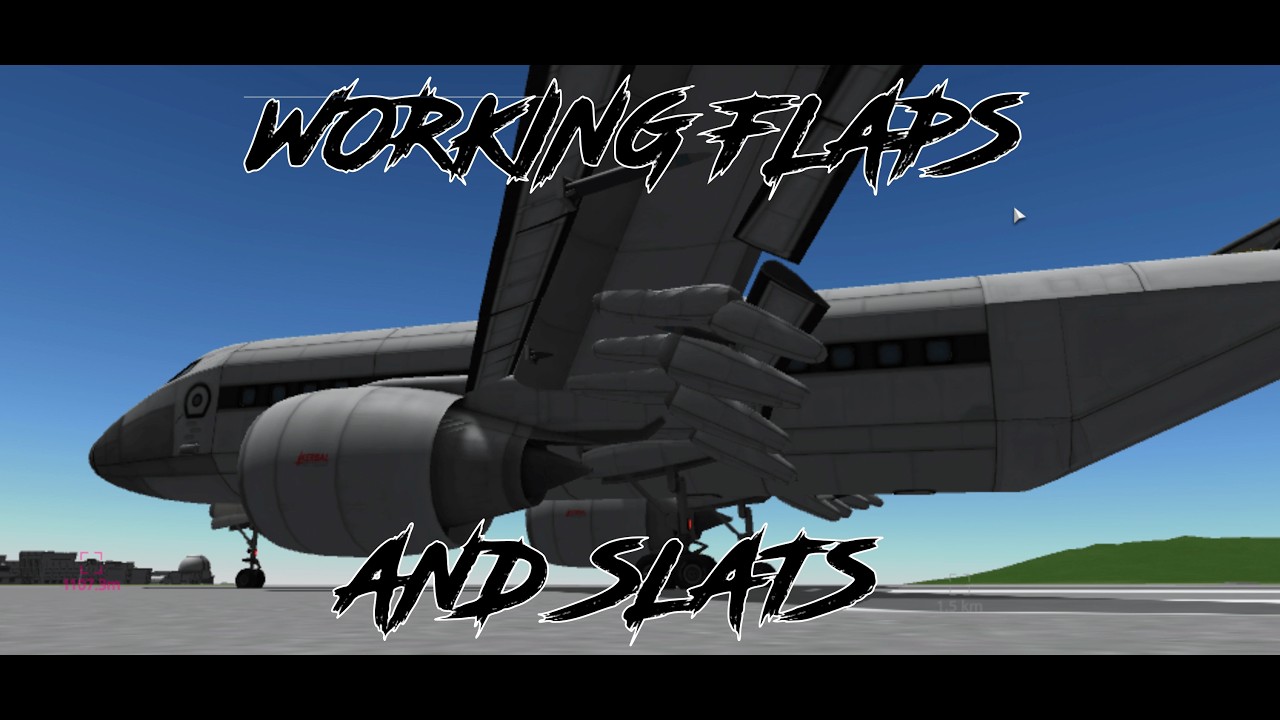 Working Fowler Flap system in KSP - YouTube