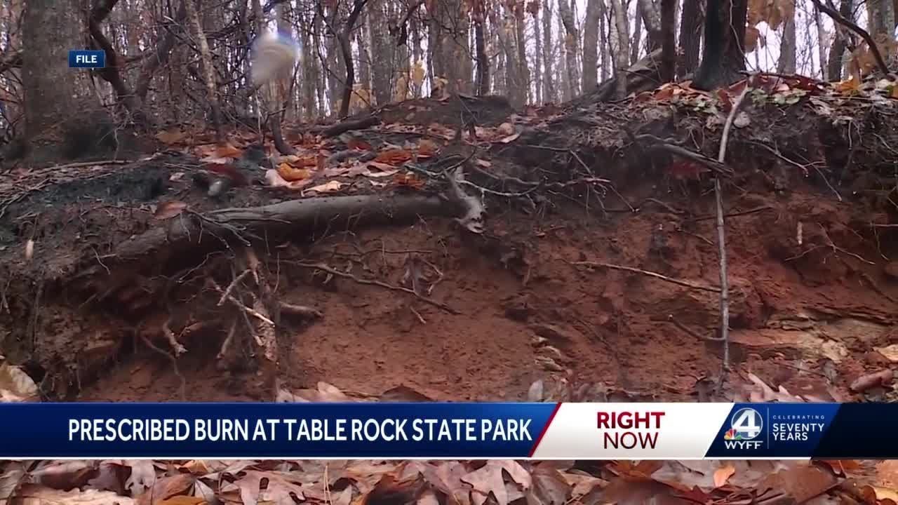 Prescribed burn Table Rock - YouTube