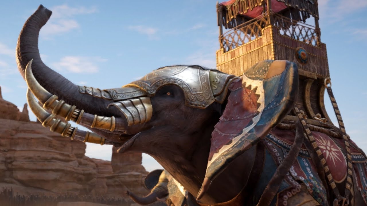 Assassin's Creed: Origins - Qetesh & Resheph (Elephant - Boss Fight ...