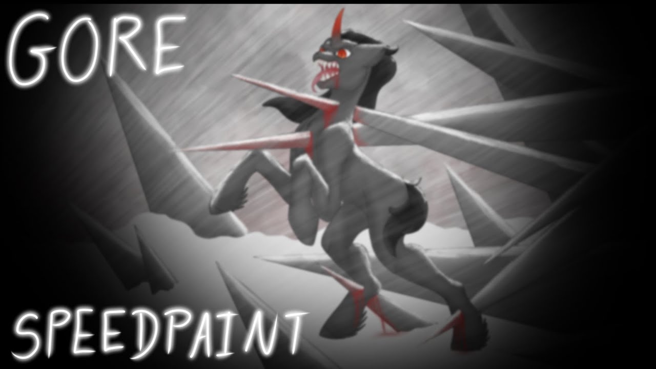[GORE/13+] Sombra’s Death Redraw {MLP SPEEDPAINT} - YouTube