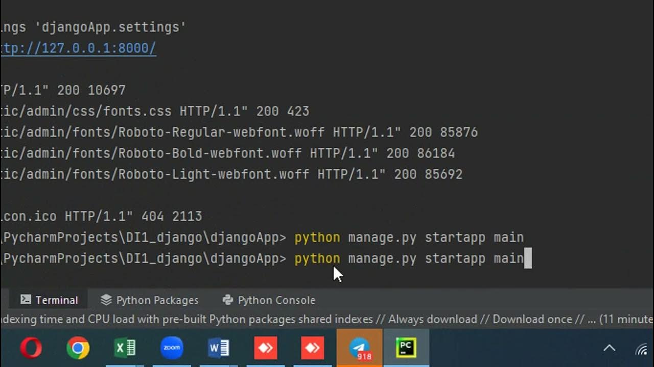 Python-Django: 1-dars. Install and Create project - YouTube