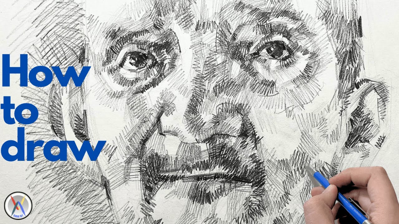 How to draw a portrait | Drawing Tutorial for beginners | my method ...