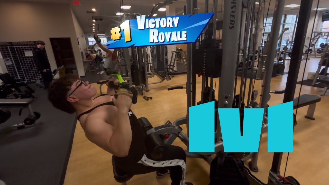 Fortnite Player Goes To The Gym! - YouTube