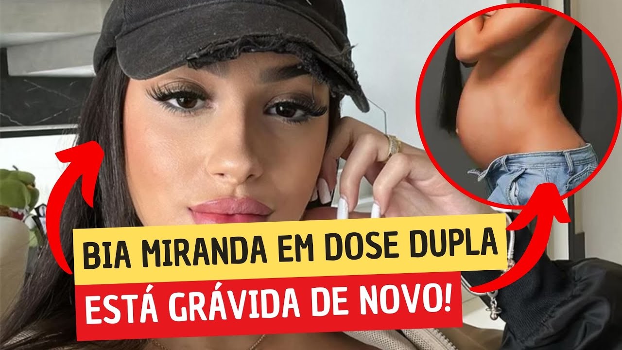 🚨IRRESPONSÁVEL!? Bia Miranda revela que está grávida de novo após 3 ...