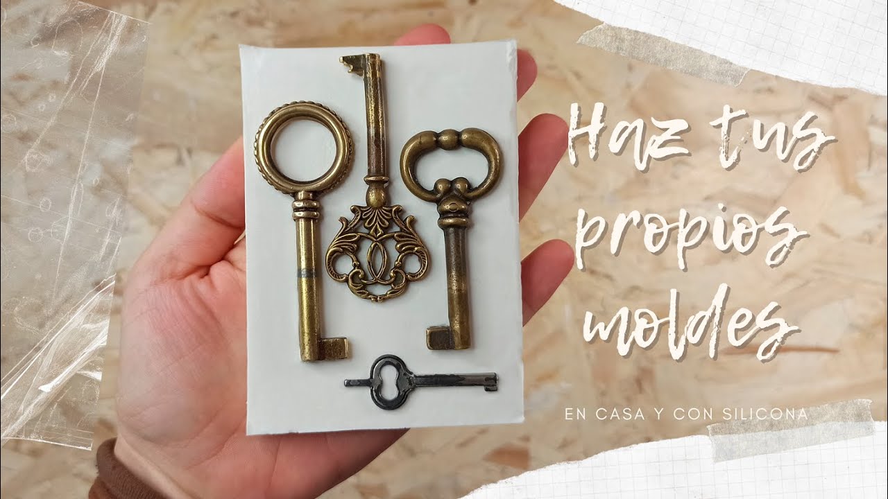 TUTORIAL: Haz tus propios MOLDES de SILICONA en casa [Paso a Paso ...