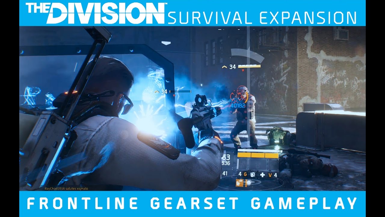 Tom Clancy's The Division Survival New FrontLine Gearset is INSANE ...