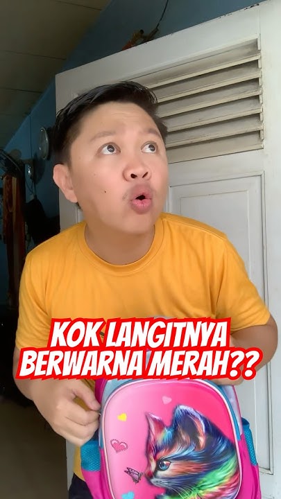 Kok Langitnya Berwarna Merah Langit Funny Meme Shorts Shortvideo