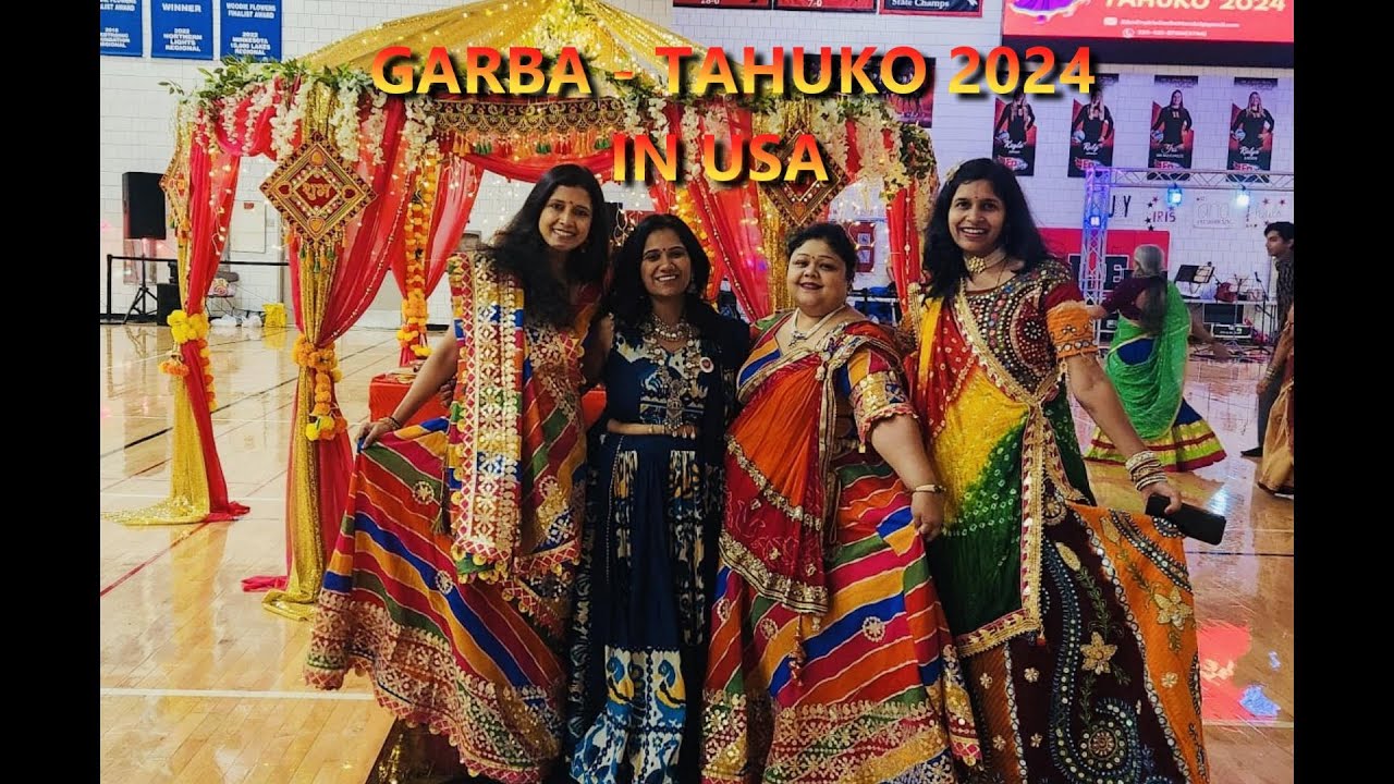 Epic Garba dance Night: Navratri in USA - TAHUKO 2024 | Nagada Sang ...