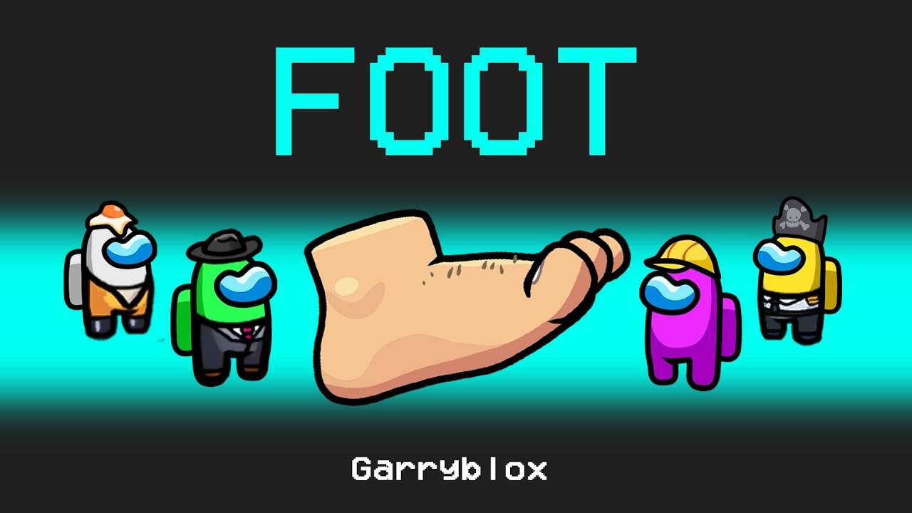 GIANT FOOT Impostor Role In Among Us #Shorts - YouTube