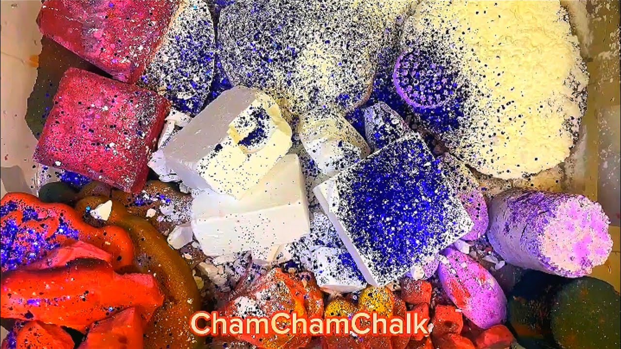 Gym Chalk Crush ASMR | Powdery Dust Crumbles | Oddly Satisfying ...
