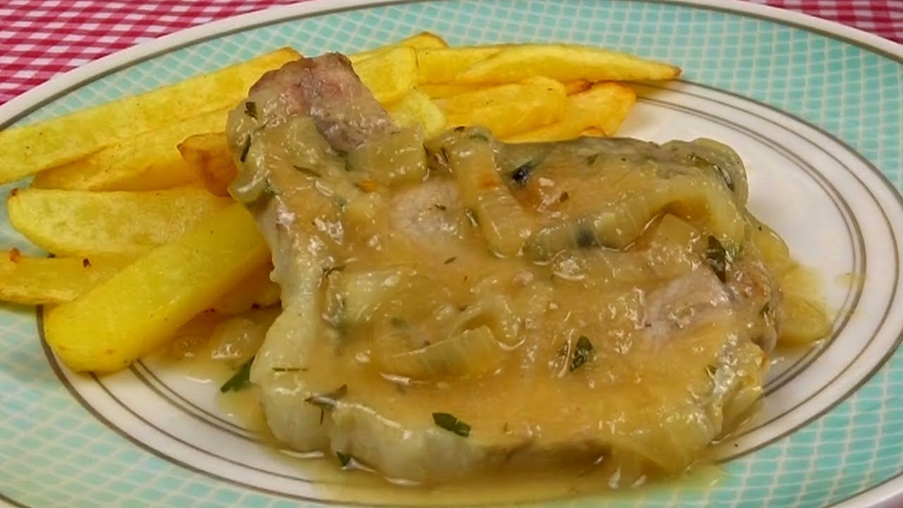 Las mas deliciosas Chuletas de cerdo en salsa/una receta fácil y barata ...