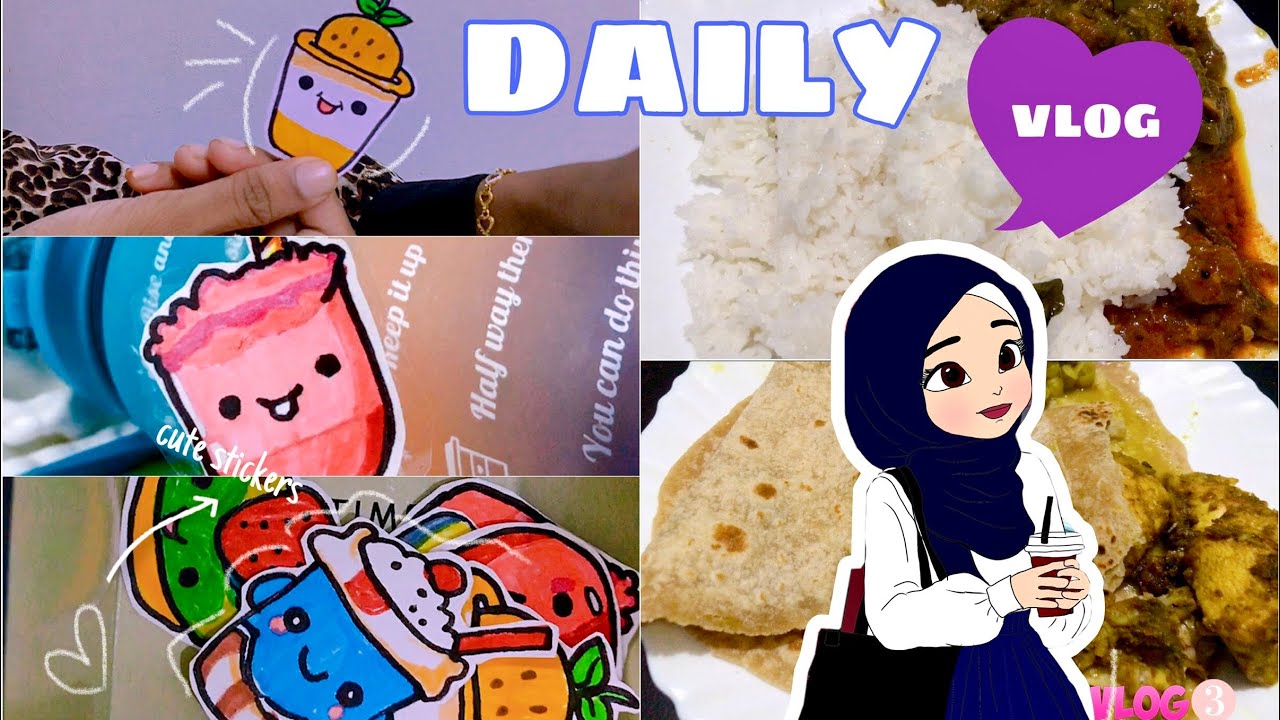 #vlog3 Daily vlog☁️🌷(Affirmations,craft,what i eat in a day….🫶🏻)# ...