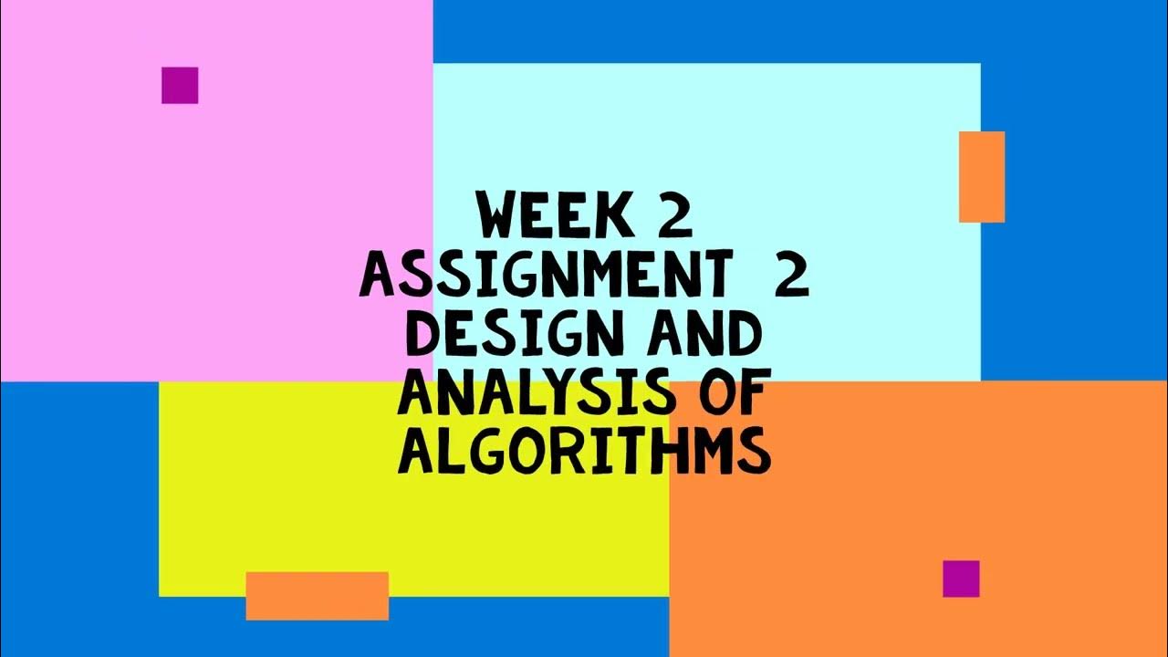 Design And Analysis Of Algorithms Week 2 Solution 2 Nptel 2023 Youtube