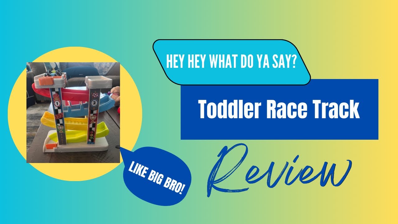 Toddle Race Track Review- Easy To Assemble & Like Older Sibling - YouTube