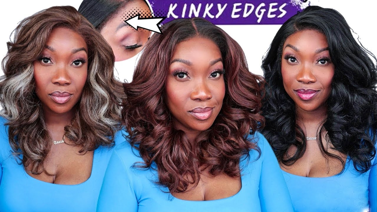 👀MUST WATCH🚨 Sensationnel Kinky Edge Kinky Body Wave 18” Curls Kinks ...