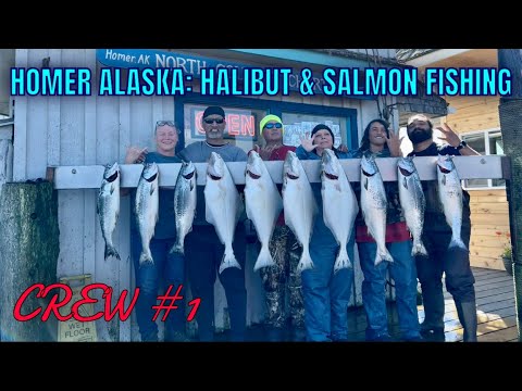 HOMER ALASKA: HALIBUT & SALMON CHARTER FISHING: CREW #1 - YouTube