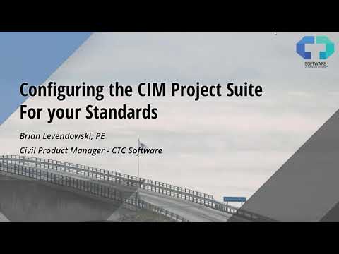 Configuring the CIM Project Suite for Your Standards - YouTube