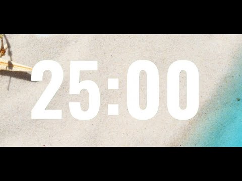 25 minute timer - Summer Back ground☀️☀️ - YouTube