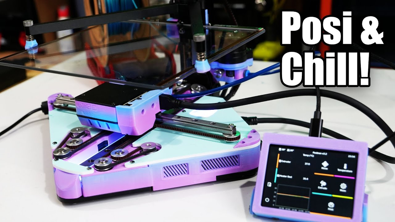 LDO Positron 3d Printer Build Build: Tuning & First Prints - YouTube
