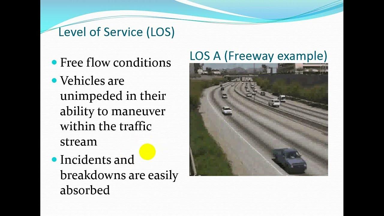 Traffic engineering - Level of Service - YouTube