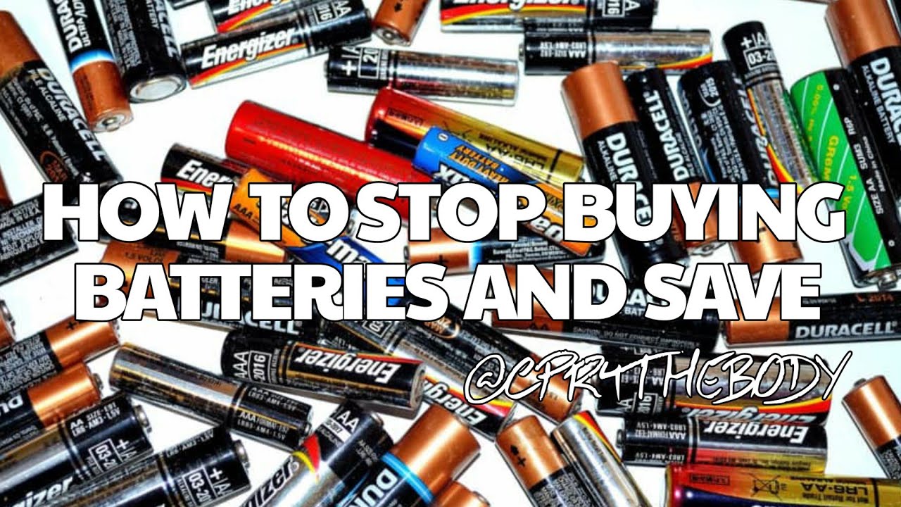 How To Save Money On Batteries, By Using Rechargeable Batteries # ...