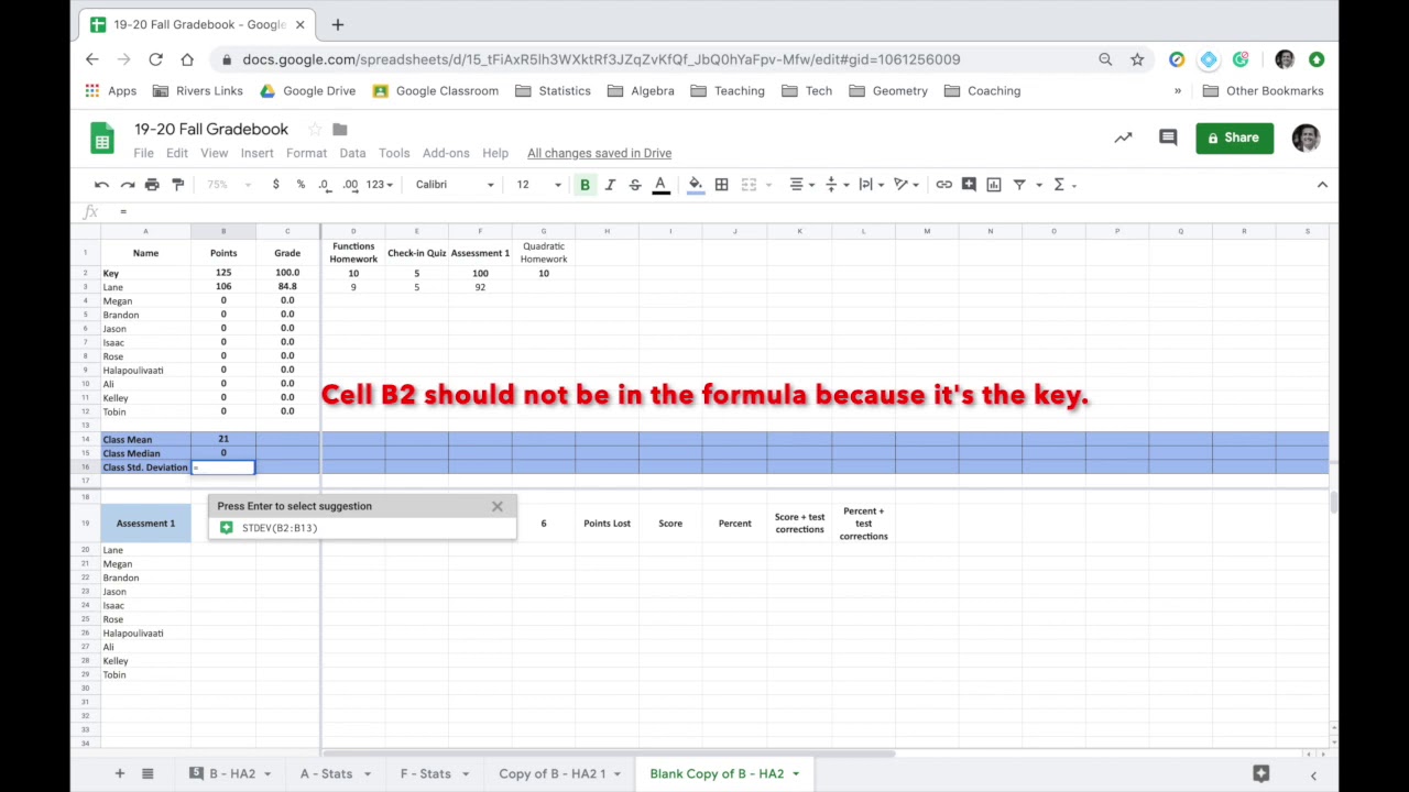 Use Functions on Google Sheets - YouTube