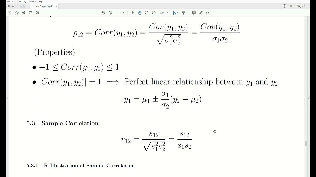 amv16 - Bivariate Correlation Matrix - YouTube
