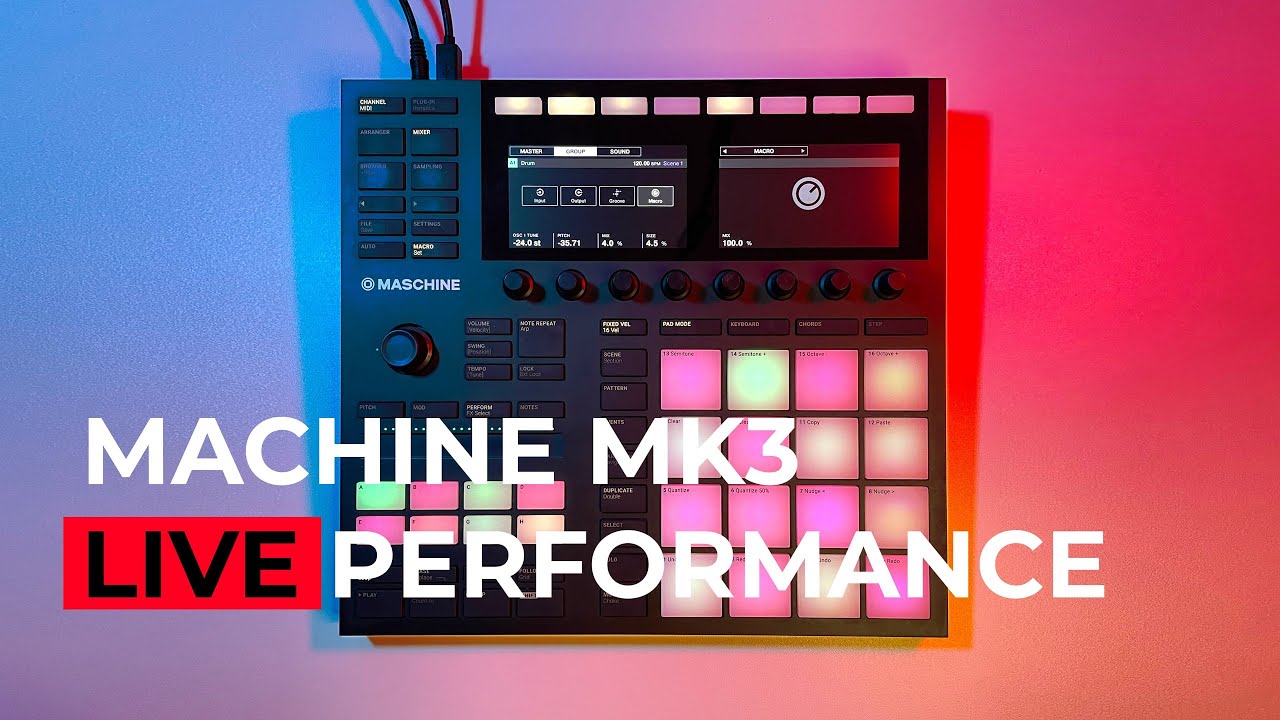 INTRO - MASCHINE MK3 - Live Performance (Electro) - YouTube