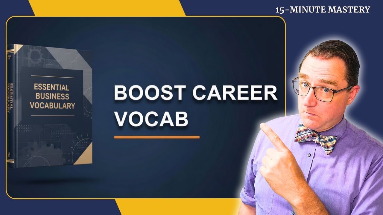BOOST Your English Skills with Essential Business Vocabulary - YouTube