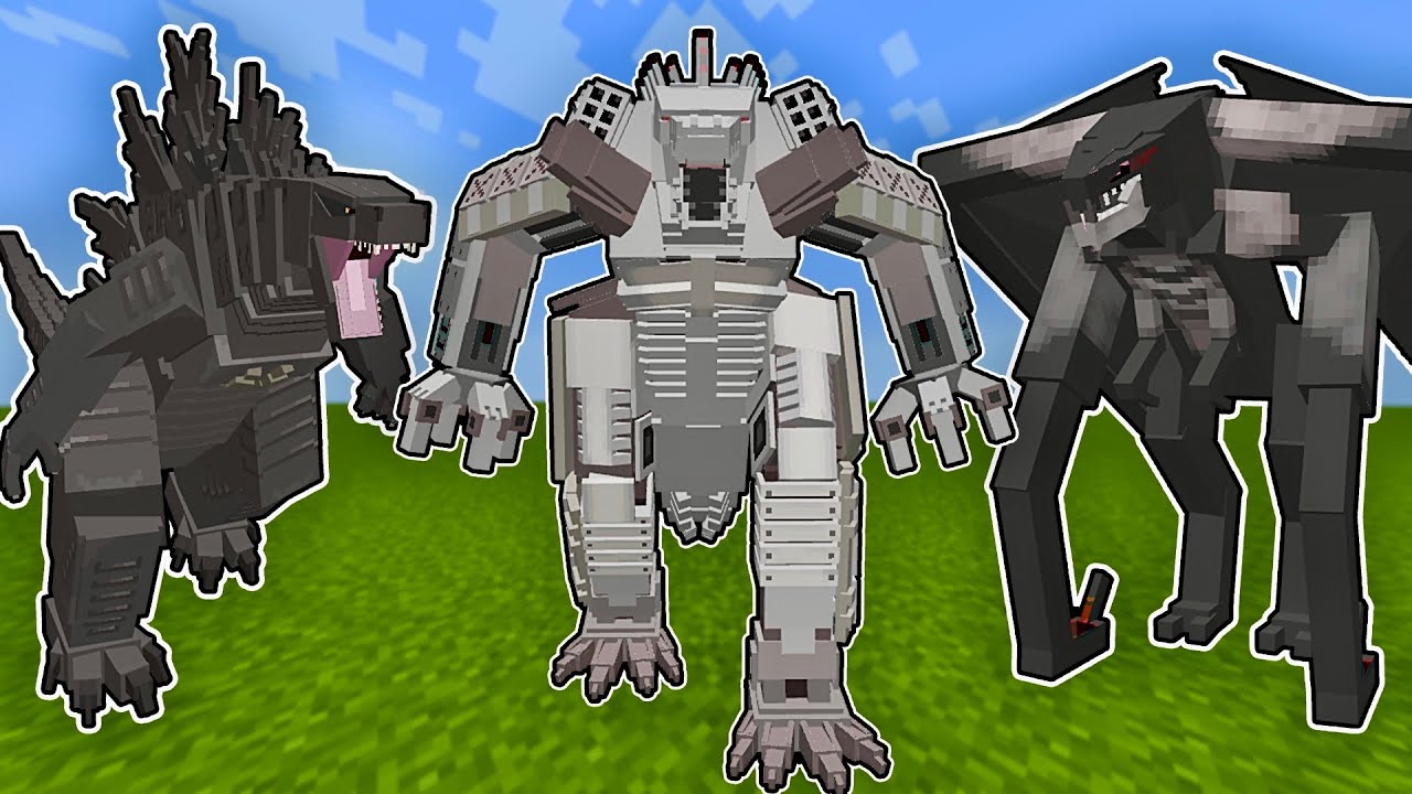 NEW GODZILLA MOD MINECRAFT - YouTube