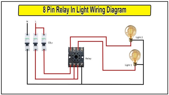 With Light Control Relay Schematic