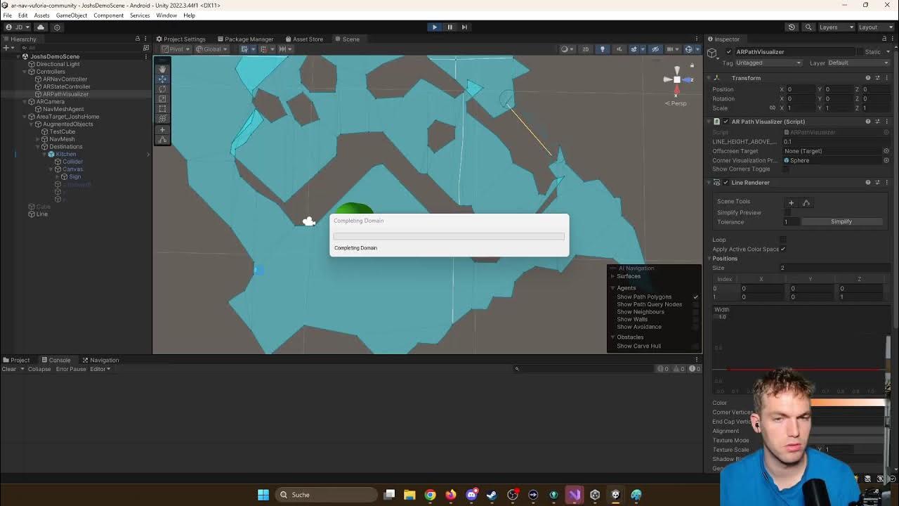 DevStream #5 - AR Indoor Navigation with Unity and Vuforia - YouTube
