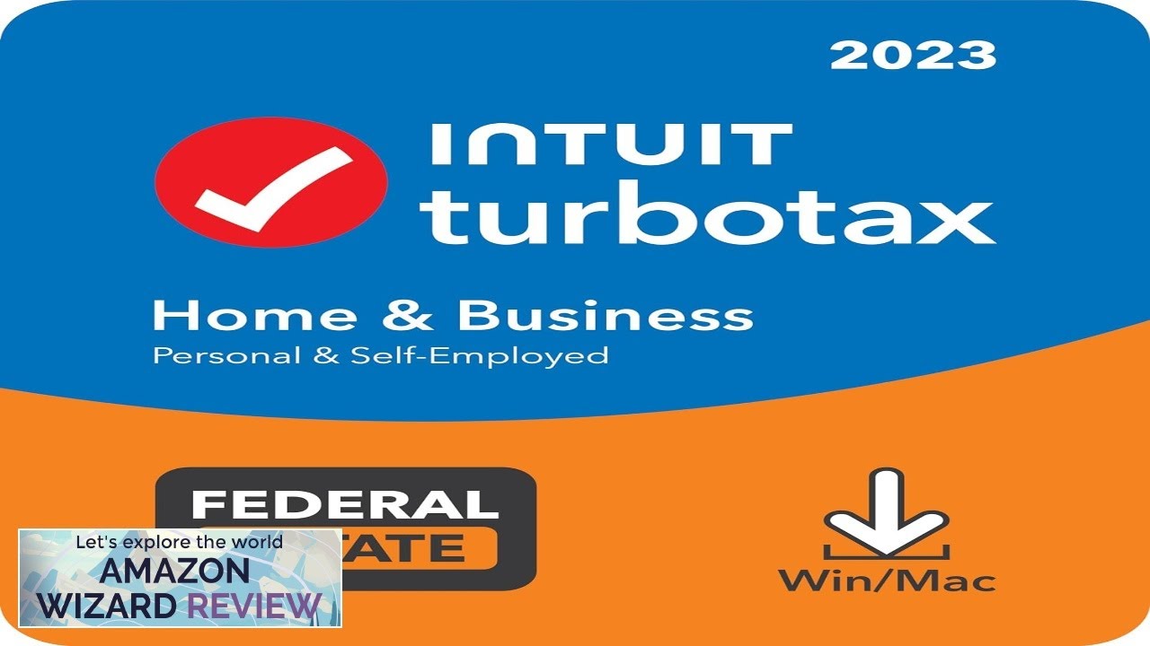 TurboTax Home & Business 2023 Tax Software Federal & State Tax Return ...