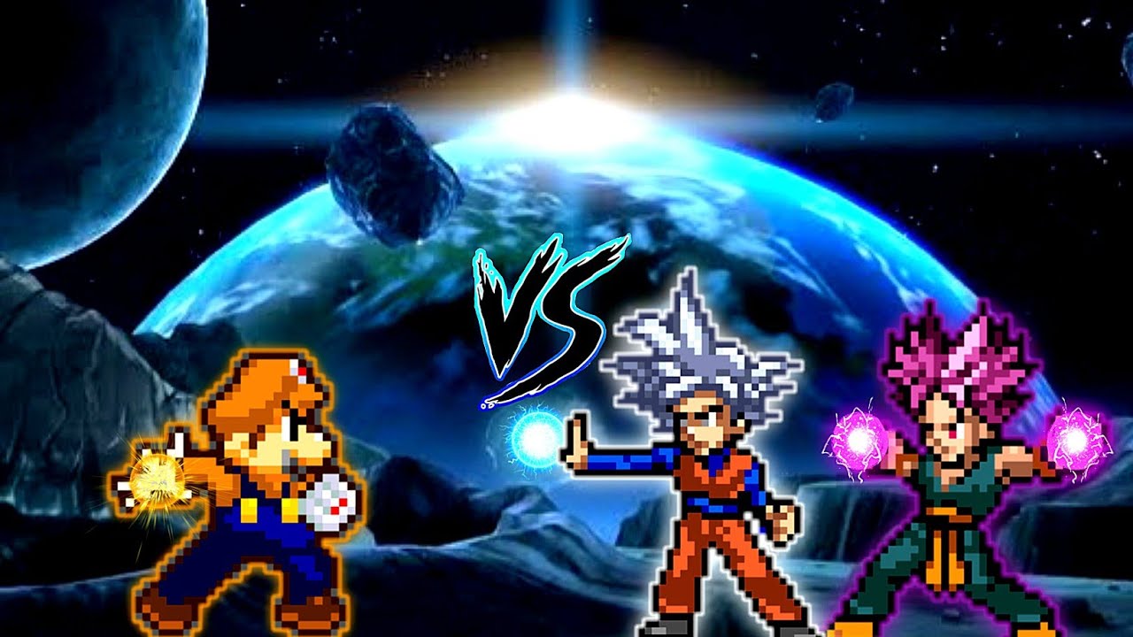Fusion Marigi (Mario & Luigi) (New) VS Goten MUI V2 & Trunks Ultra Ego ...