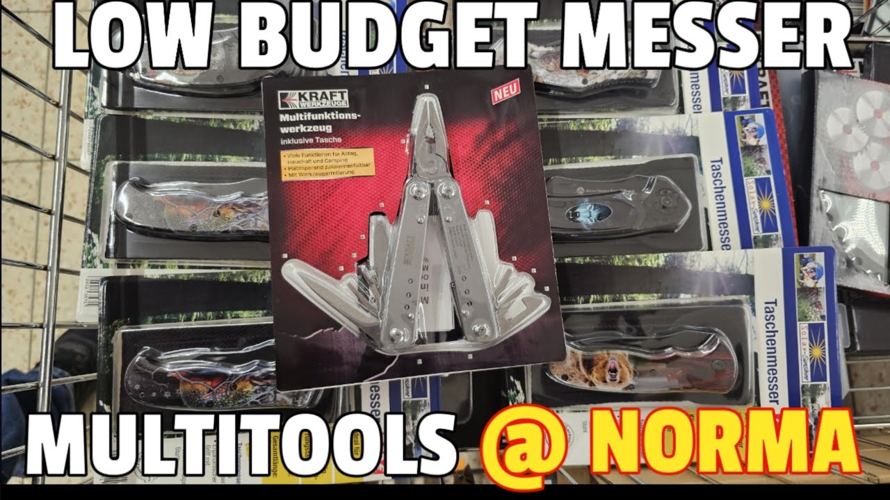 🇩🇪 6,99€ : LOW BUDGET MESSER + MULTITOOL @ NORMA DISCOUNTER 🚨 Low ...