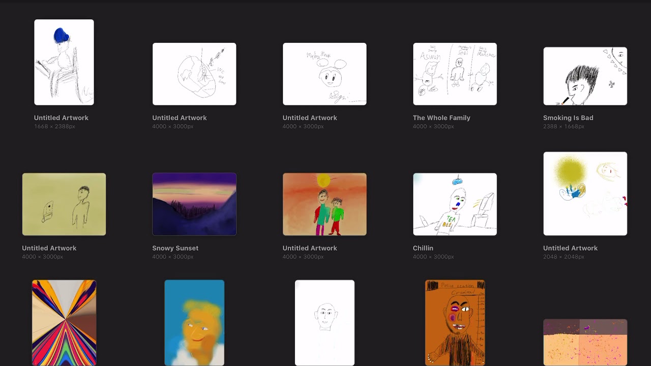 Introduction to my Procreate Gallery - YouTube