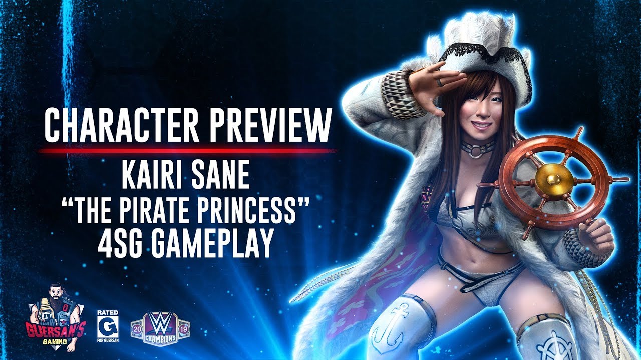 Character Preview: Kairi Sane "The Pirate Princess" 4SG Gameplay ! / WWE Champions 😺 - YouTube