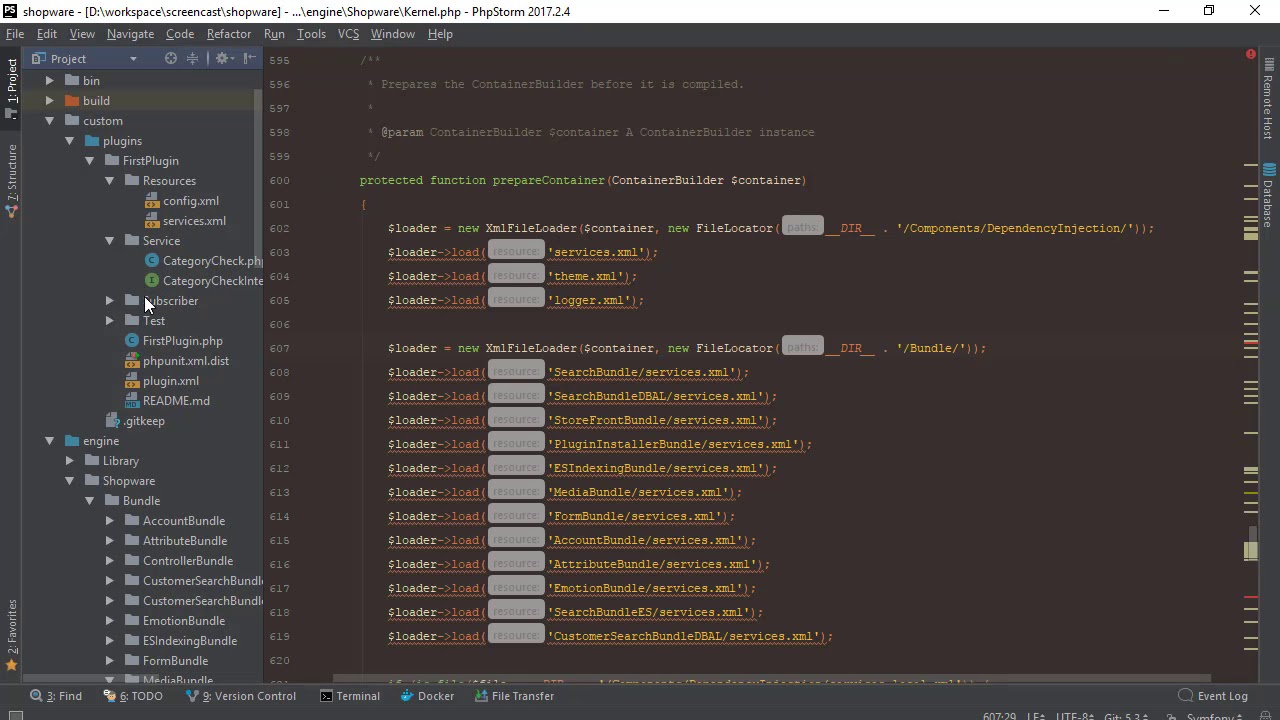 07 Shopware 5 Symfony Dependencyinjection Component Für Plugin De Youtube